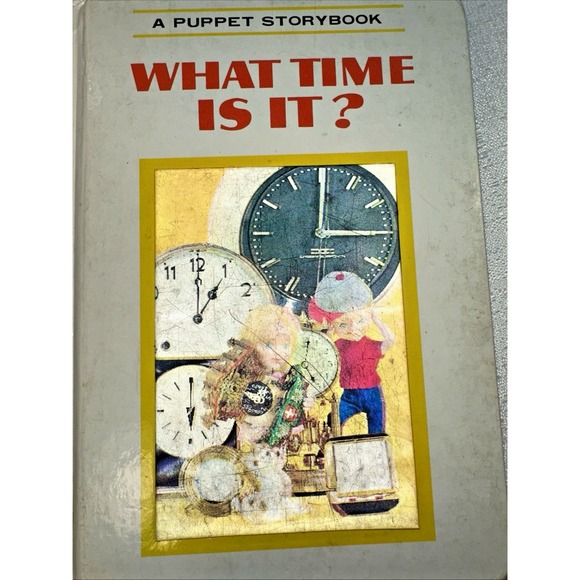 Toys | Vintage Grosset Dunlap A Puppet Storybook What Time Is It Book ...
